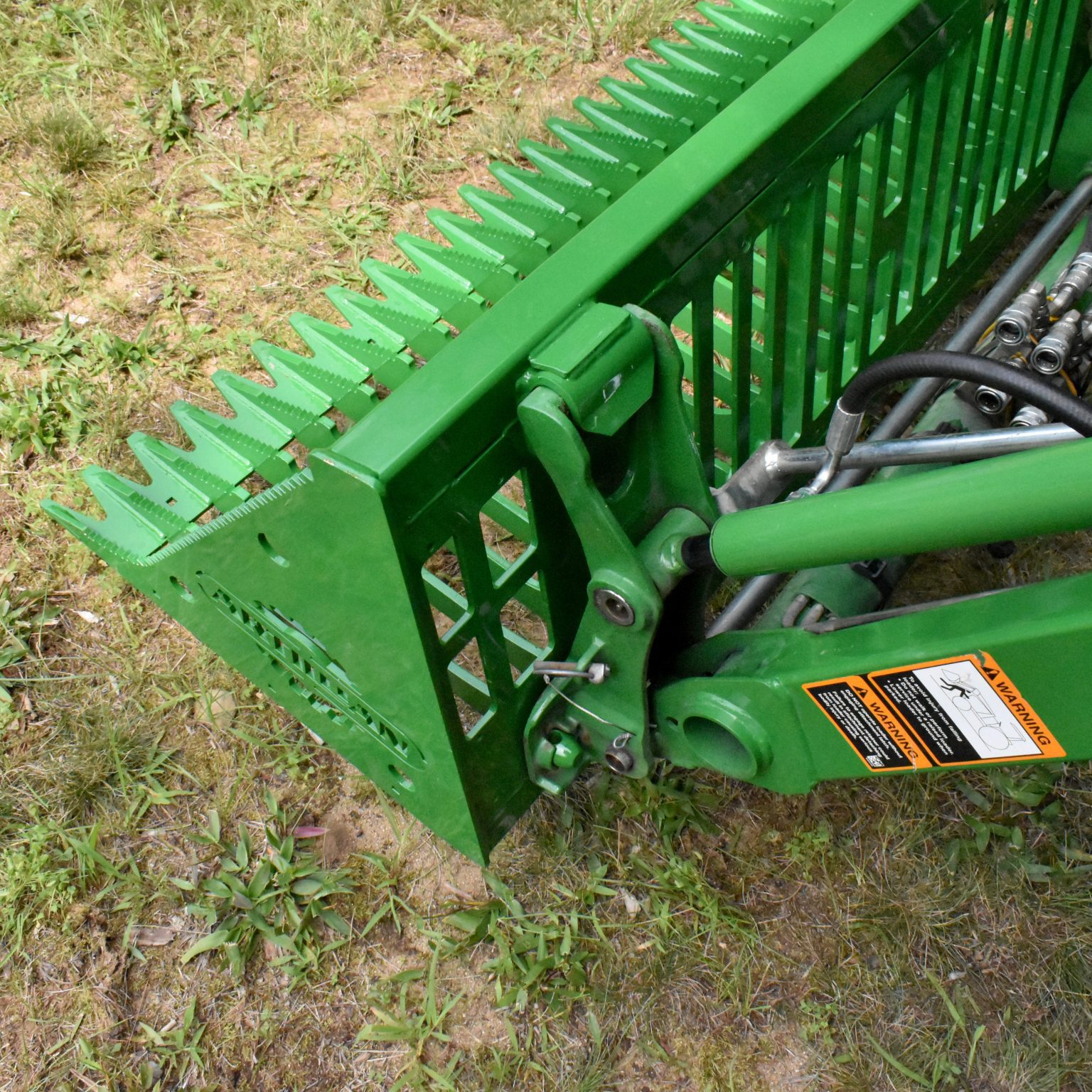 54” Rock Bucket for John Deere Quick Attach-Green